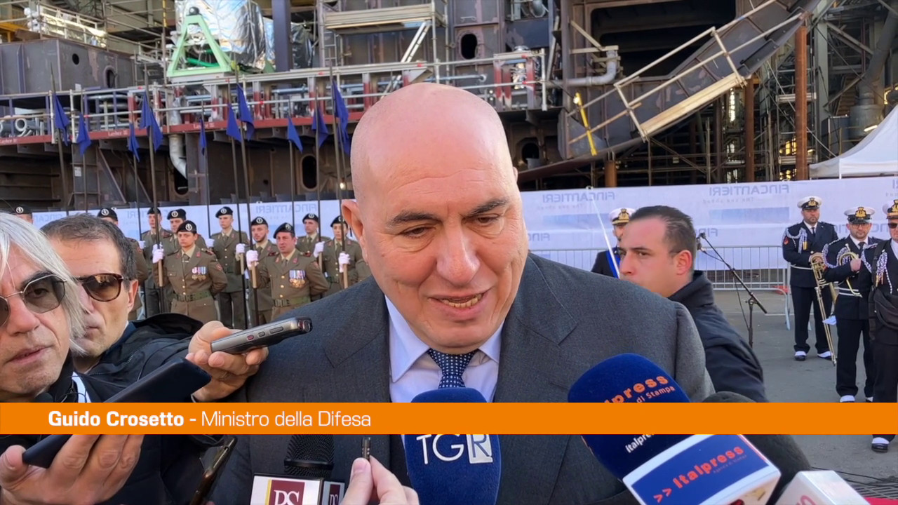 Crosetto "Varo nave Qatar momento importante per Fincantieri Palermo ...